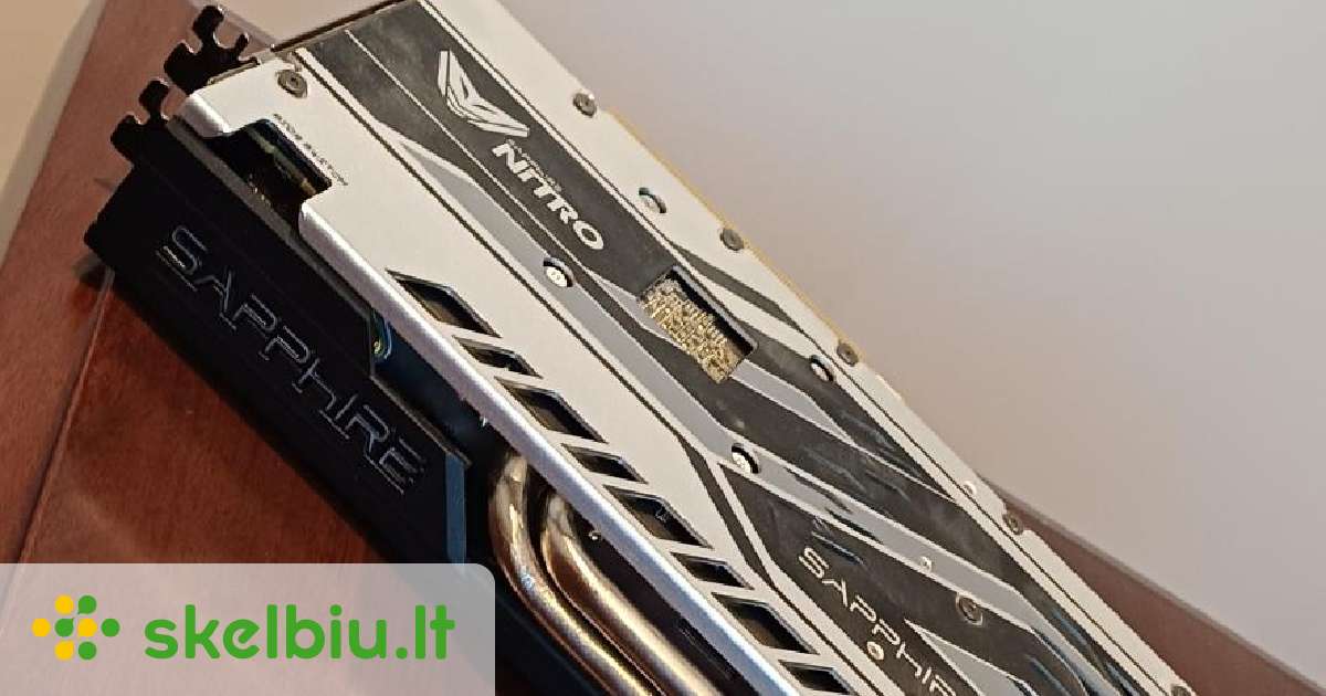 Amd Rx 570 8gb Sapphire Nitro+ - Skelbiu.lt