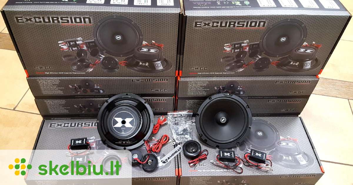 EXCursion Sx 6c komponentiniai garsiakalbiai - Skelbiu.lt