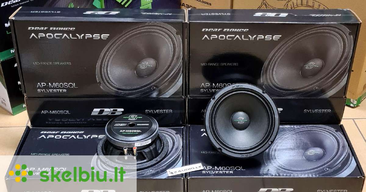 Nauji Deaf Bonce Apocalypse Ap-m60sql/ap-m80sql - Skelbiu.lt
