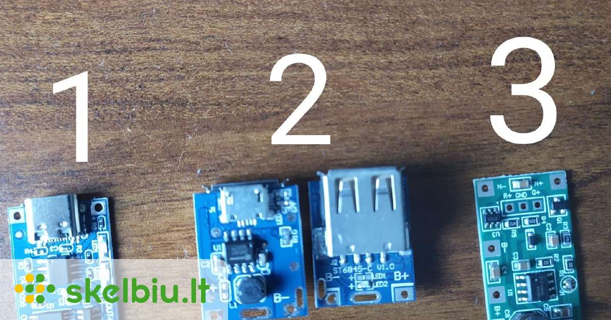 Li-ion akumuliatorių pakrovėjai - Skelbiu.lt