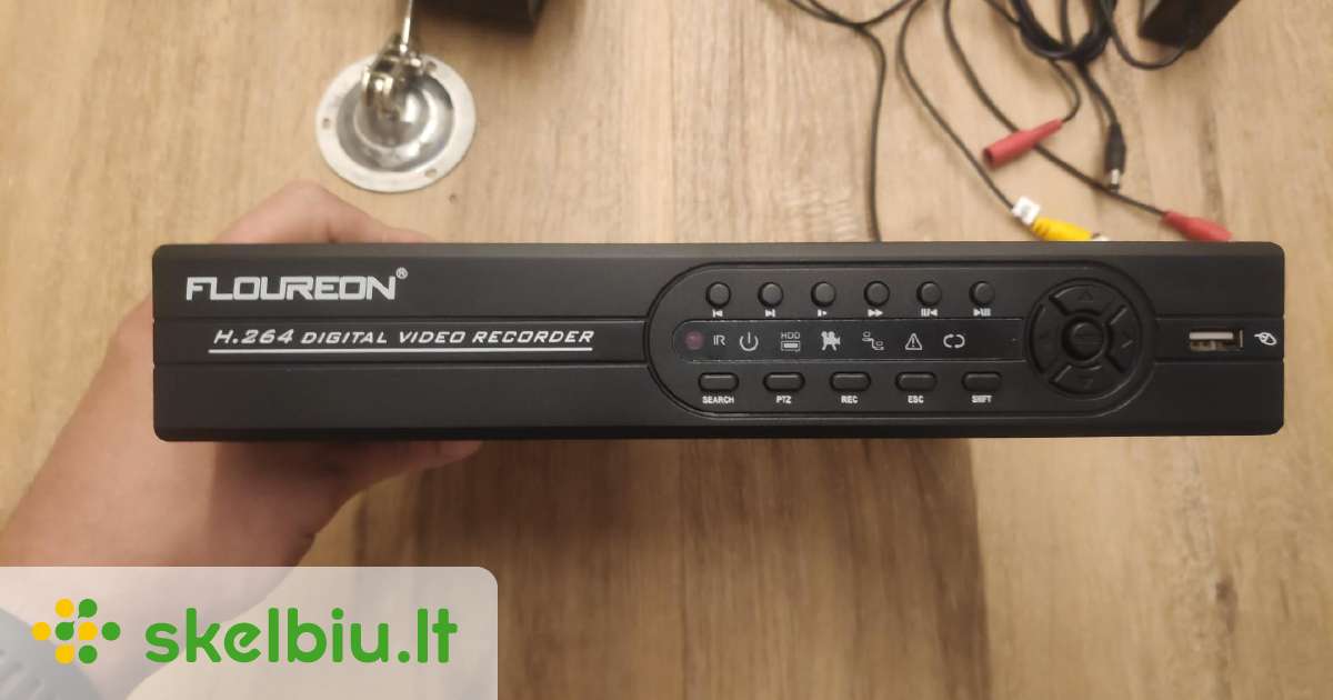 Stebėjimo sistema Floureon h.264 2tb, 8 kameros - Skelbiu.lt