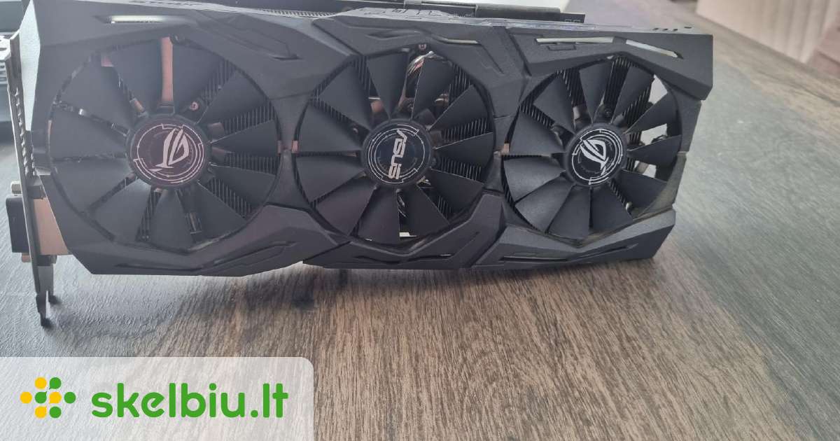 Asus rog strix rx580 T8g - Skelbiu.lt