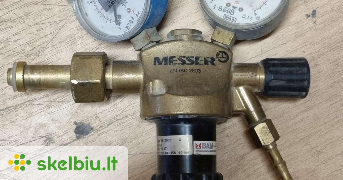 Reduktorius Messer - Skelbiu.lt