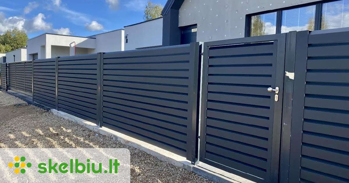 Rombo skardinė tvora - Skelbiu.lt