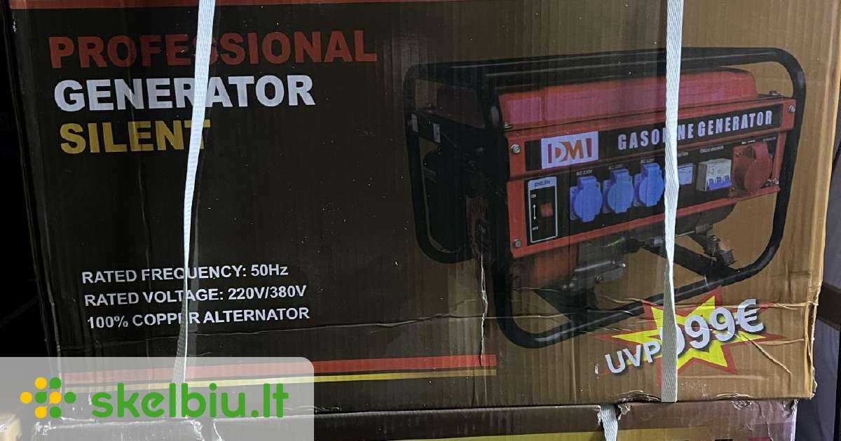 Dm7500ww Professional Generator Silent - Skelbiu.lt