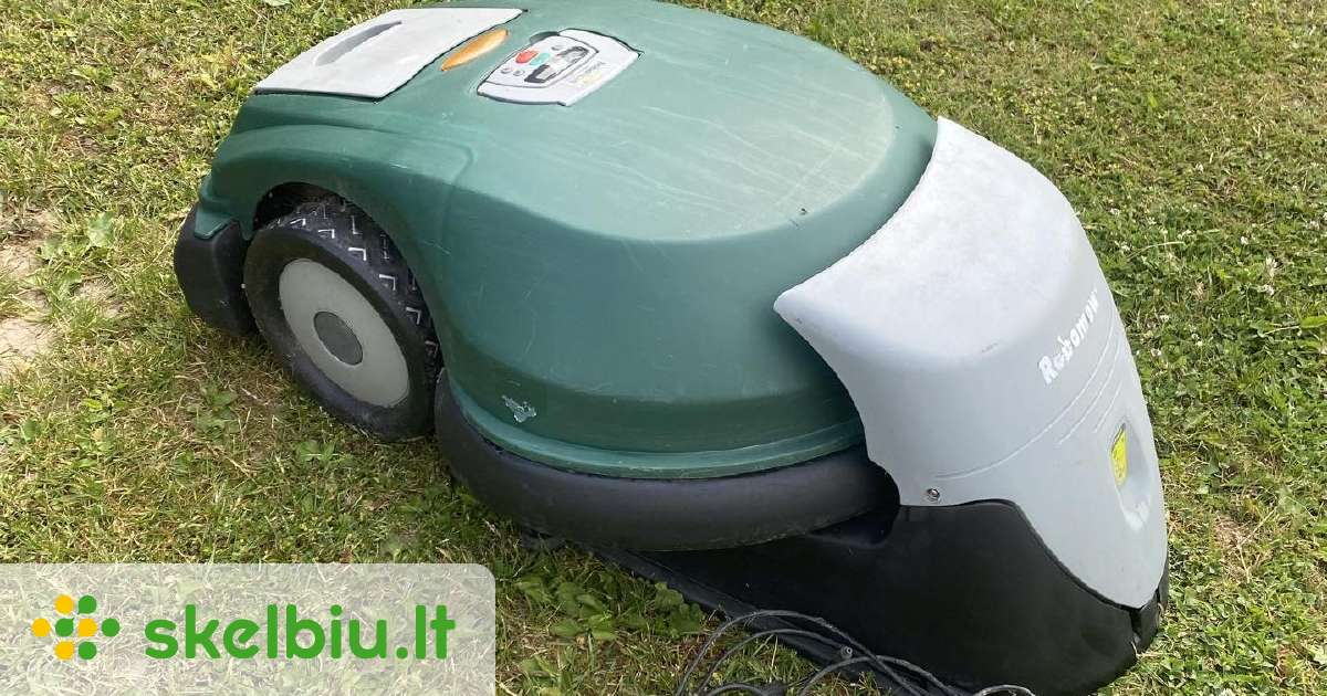Robotas vėjapjovė Robomow Rl2000 - Skelbiu.lt