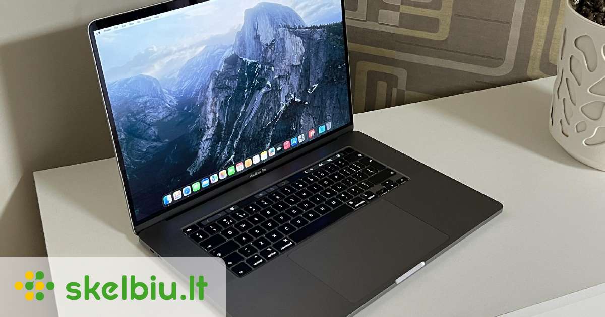 Parduodamas MacBook Pro 16 su, Amd Pro 5300m. - Skelbiu.lt
