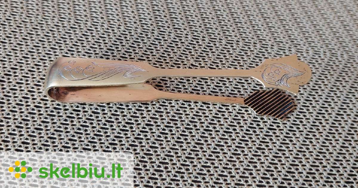 Sidabras 875. Labai Gražus Paauksuotas - Nenaudota - Skelbiu.lt