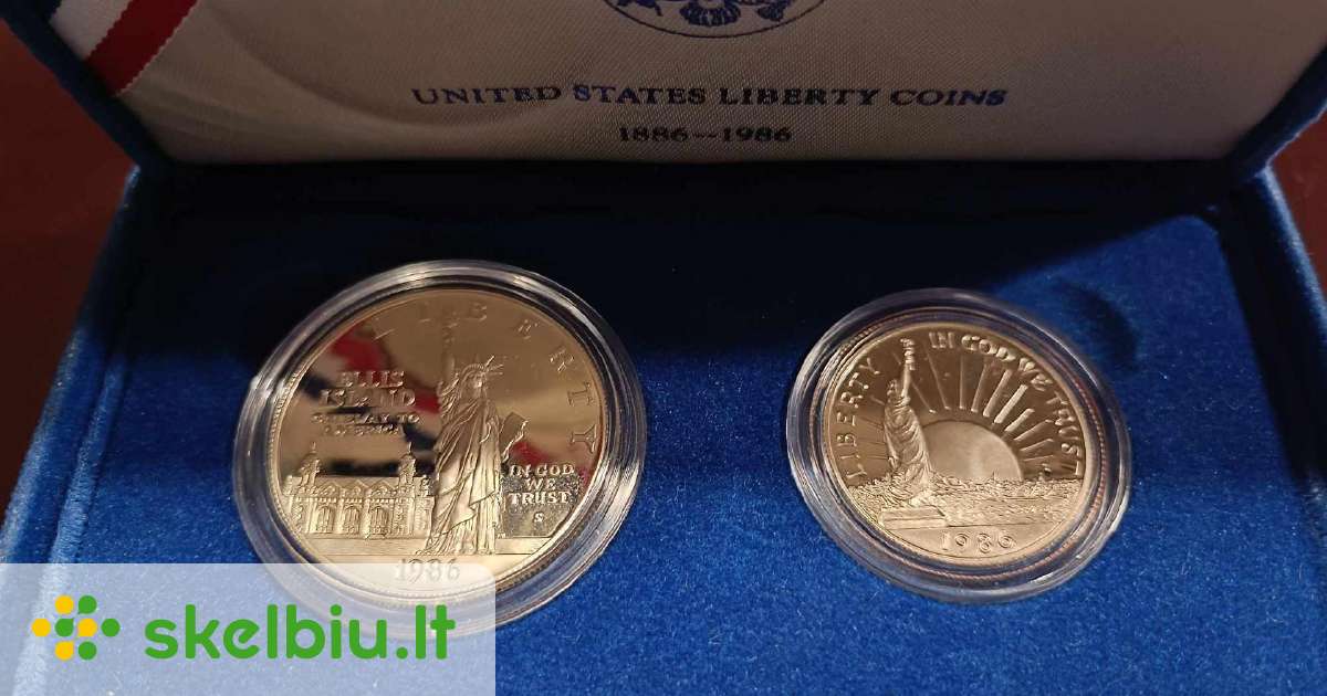 Doleris ir puse dolerio komplektas 1986m. - Skelbiu.lt