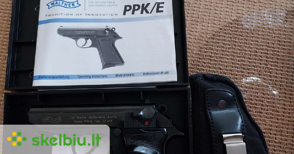 Walther Ppk-e - Skelbiu.lt