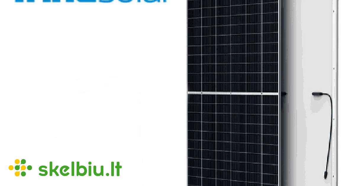 Saulės modulis Trina vertex S+ 455w Juodas remas - Skelbiu.lt