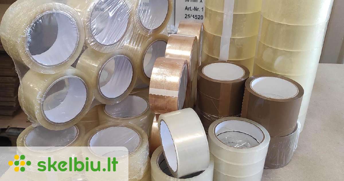 Lipnios pakavimo juostos / Lipni juosta Pigiau - Skelbiu.lt