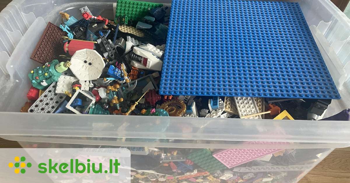 Originalių Lego detalių mix didelė dėžė - Skelbiu.lt