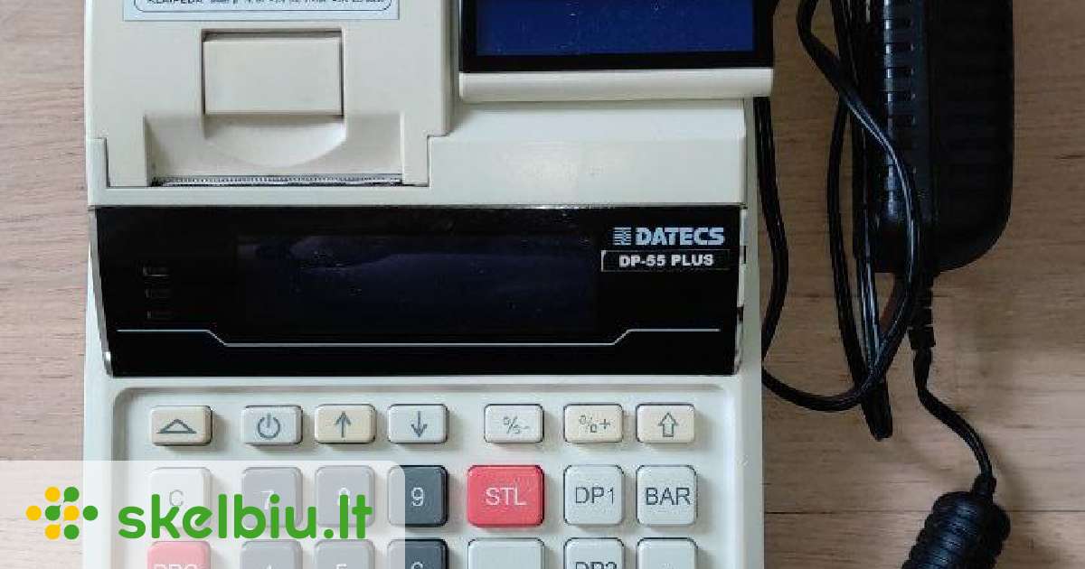 Kasos aparatas Datecs Dp-55 Plus Z-1010 iš Z-1825 - Skelbiu.lt