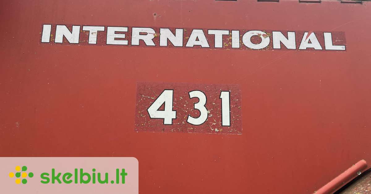 Kombainas International 431 - Skelbiu.lt