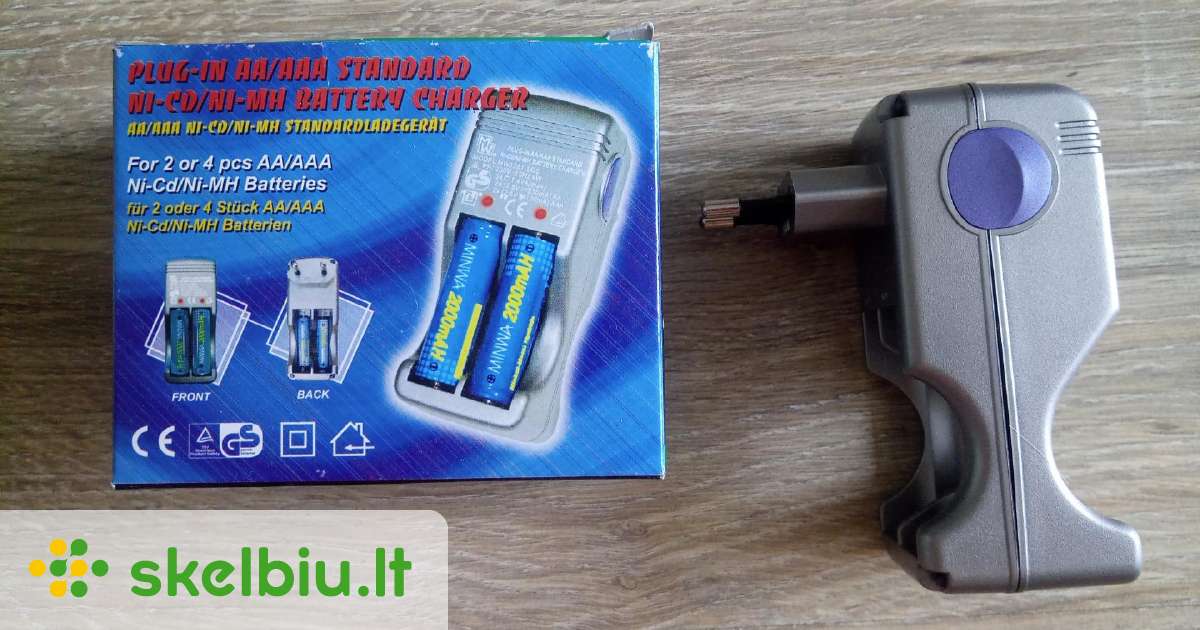 Naujas pakrovėjas Nimh Nicd - Skelbiu.lt