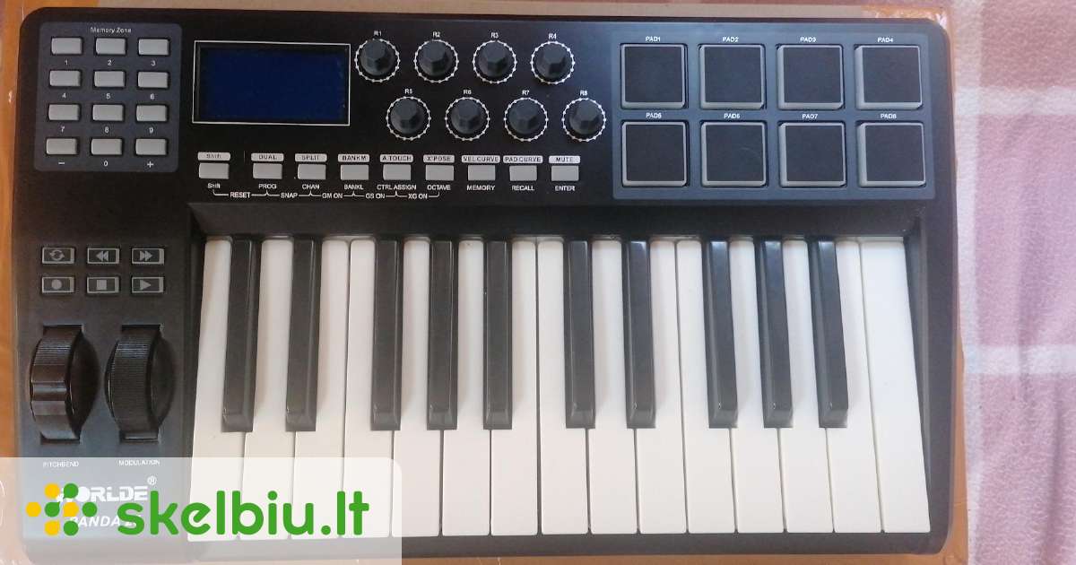 Worlde Panda25 Midi Controller Keyboard Klaviatūra - Skelbiu.lt