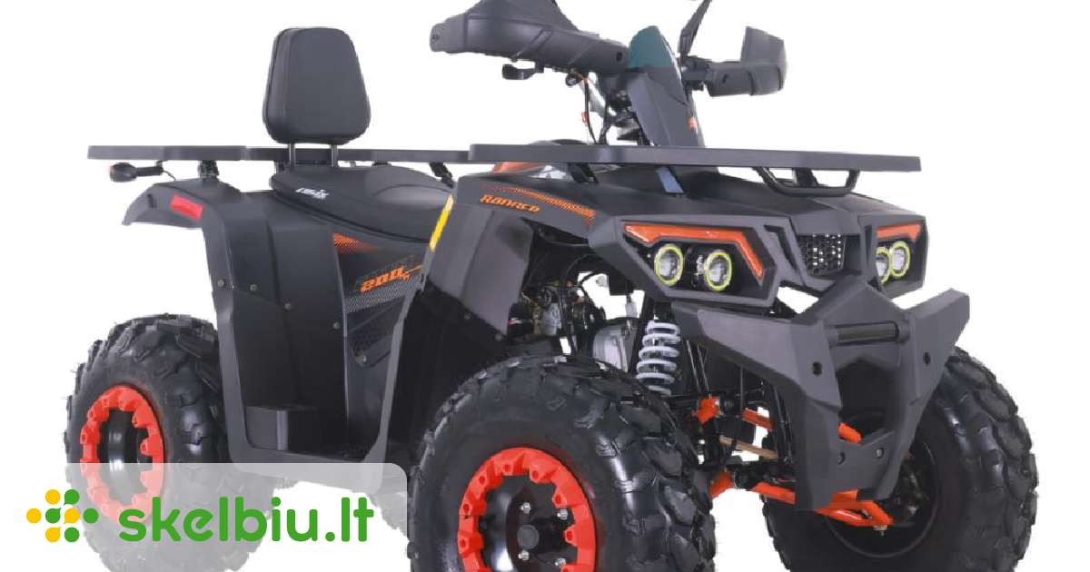 Benzininis keturratis Asix Ranger 250cc 10" 1+1 - Skelbiu.lt