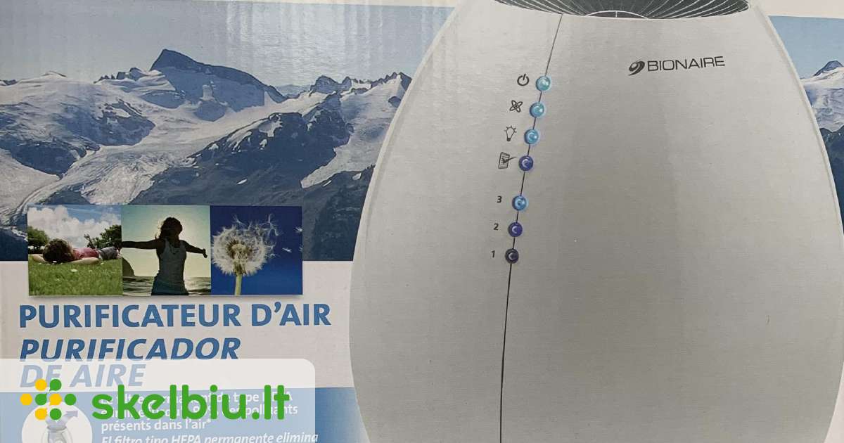 Bionaire oro valytuvas - jonizatorius - Skelbiu.lt