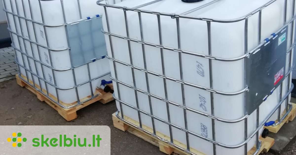 Ibc talpa 1000 ltr maistinė bačka - Skelbiu.lt