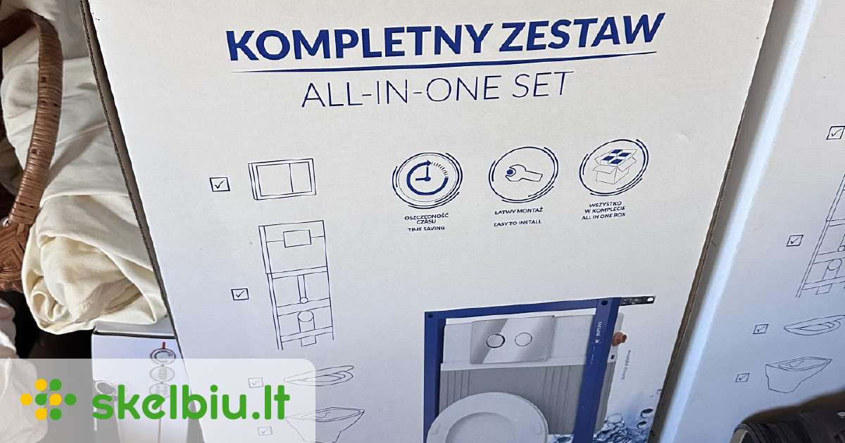 2 Cersanit pakabinami unitazai (viskas viename) - Skelbiu.lt