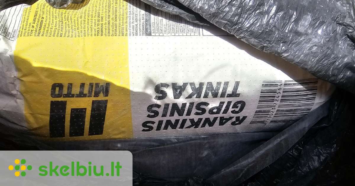 Klijai , mitto gipsinis rankinis tinkas ir t.t - Skelbiu.lt