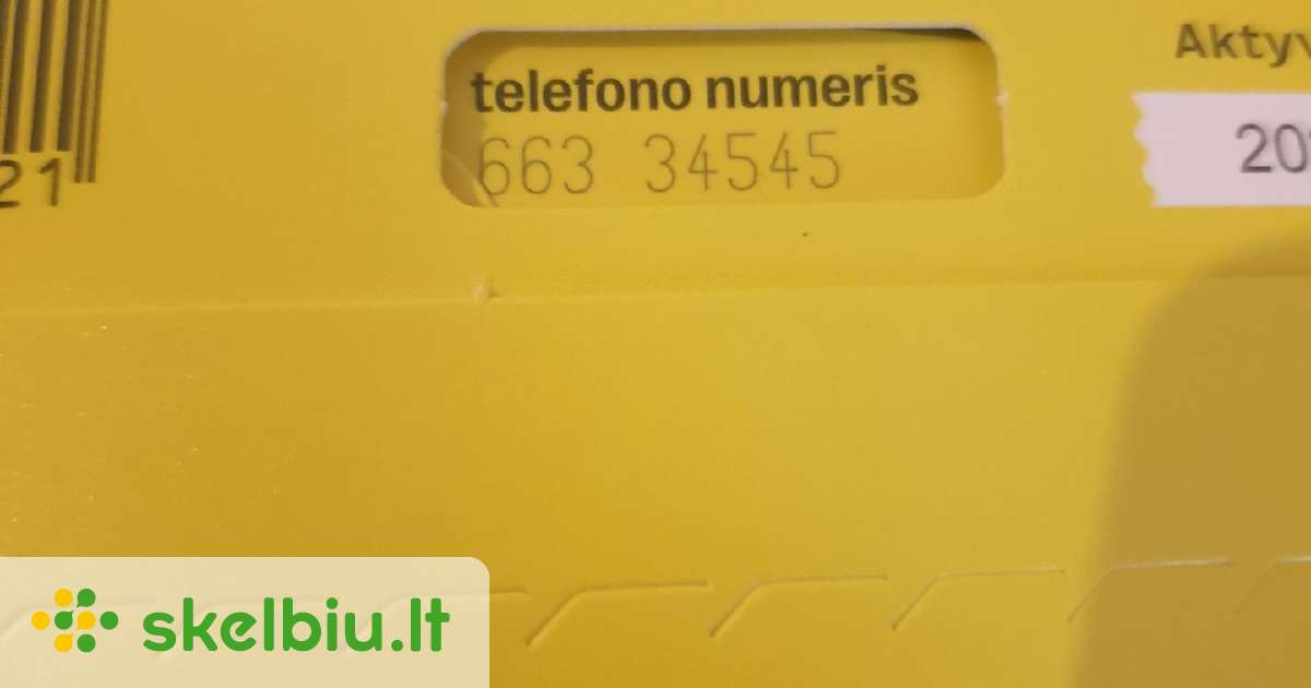 Labas gražus telefono numeris - Skelbiu.lt