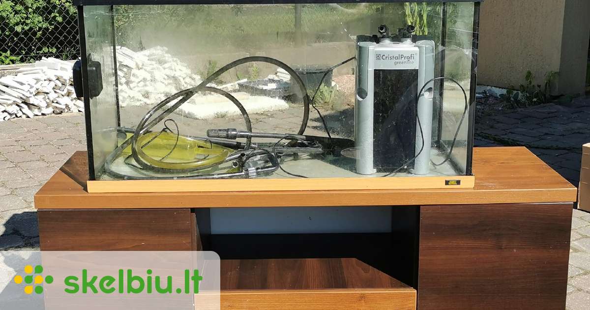 Parduodamas 200 L talpos akvariumas su įranga - Skelbiu.lt