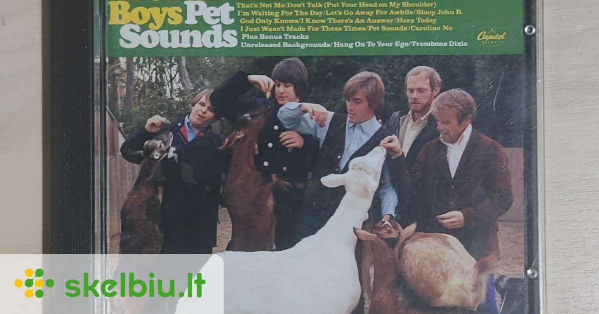 The Beach Boys grupe 'Pet Sounds' albumas CD - Skelbiu.lt