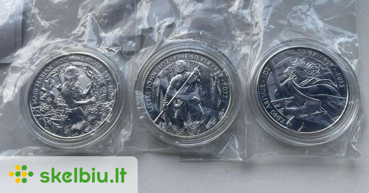 Sidabrinės monetos - Skelbiu.lt