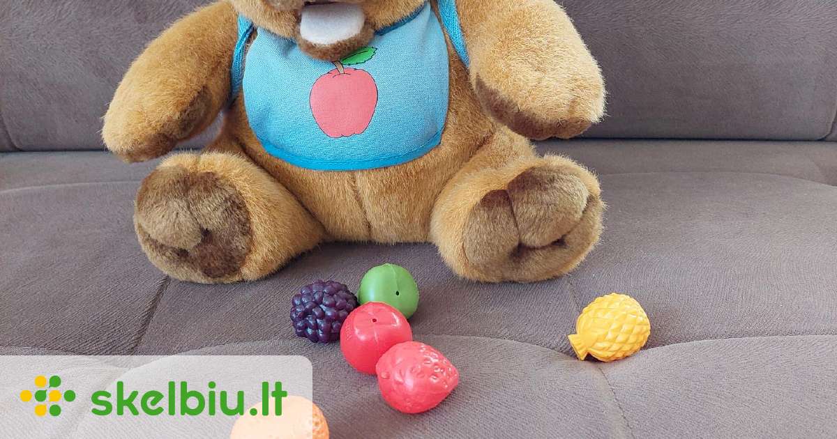 Meškinas, kuris valgo vaisius - Skelbiu.lt