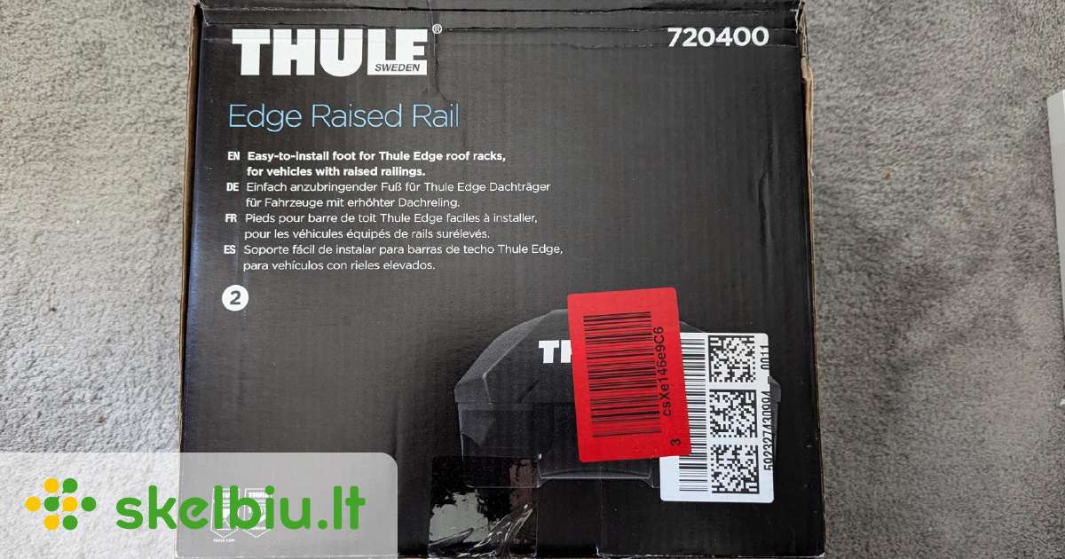 Thule Edge Raised Rail 720400 - Skelbiu.lt