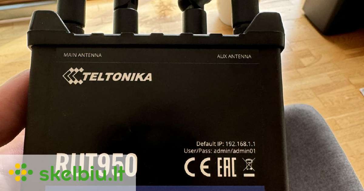 Teltonika 4G router Rut950 - Skelbiu.lt