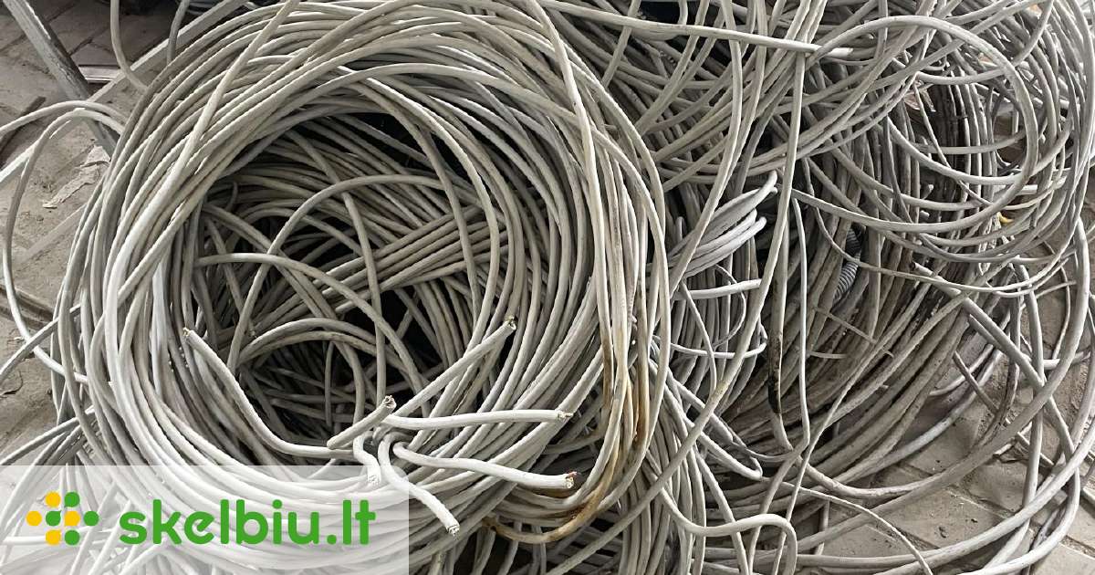 Naudoti elektros kabeliai - Skelbiu.lt