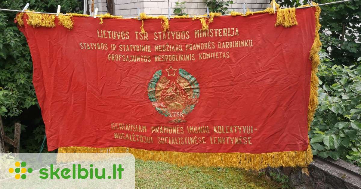 Sovietyne agitacine veliava Ltsr - Skelbiu.lt