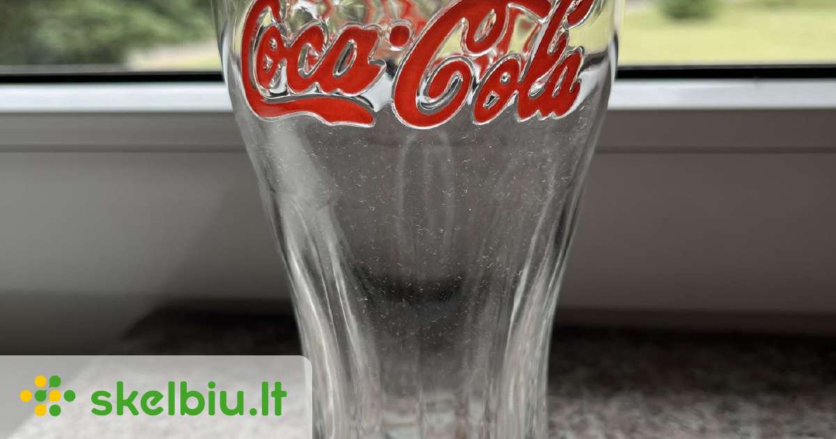 Coca cola vintažinė stiklinė - Skelbiu.lt