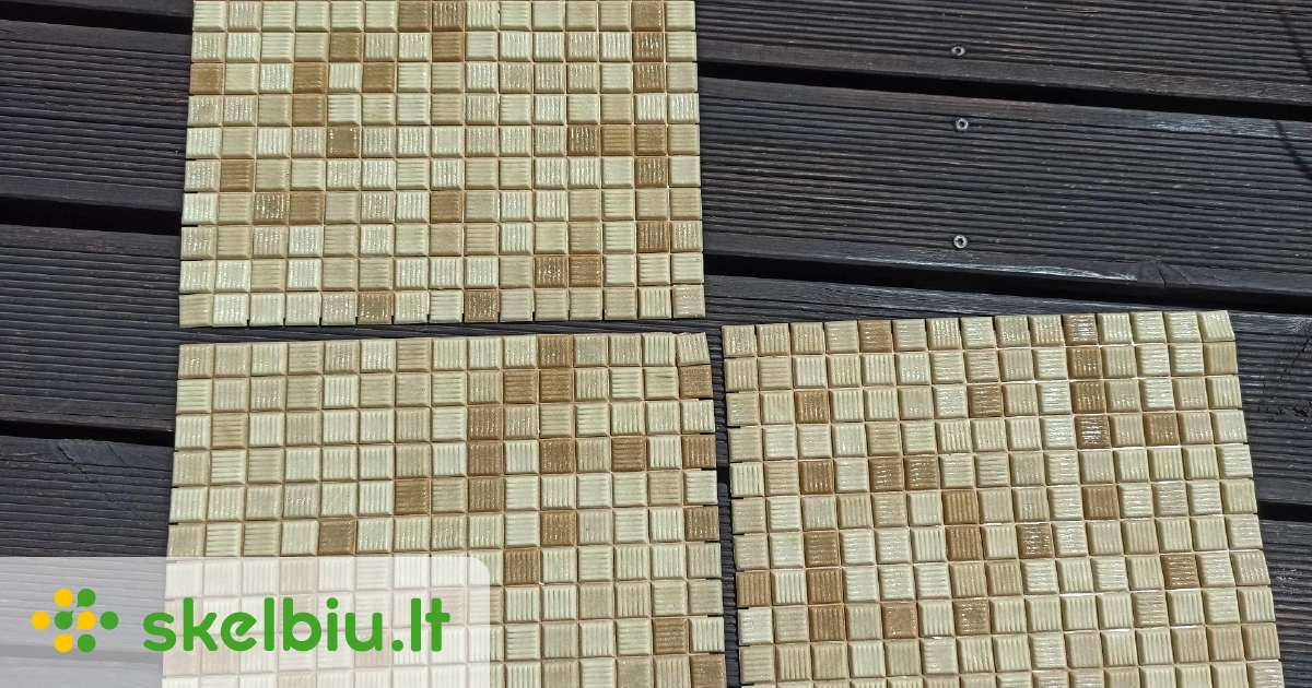Stiklo mozaikos plytelės - Skelbiu.lt
