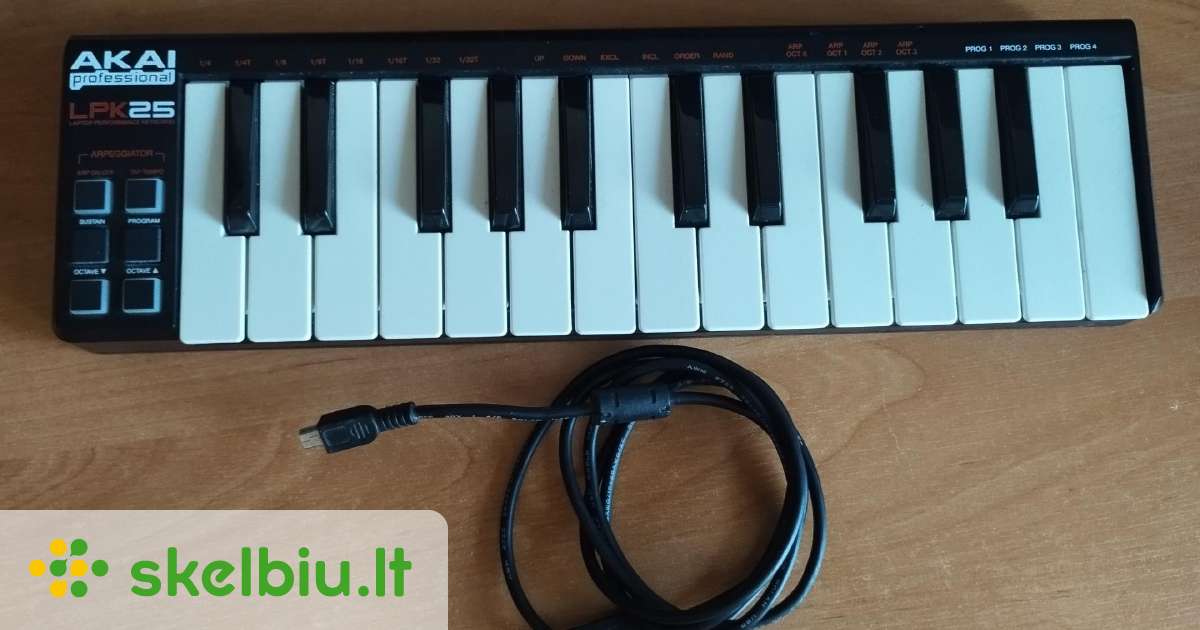 Akai Lpk25 Midi - Skelbiu.lt