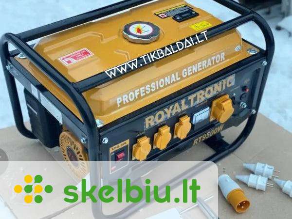 Benzininis elektros generatorius 3 kw - Skelbiu.lt