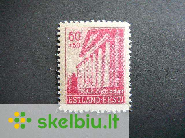 Estija Architektura Vokietija 1941 Mnh es8sm - Skelbiu.lt