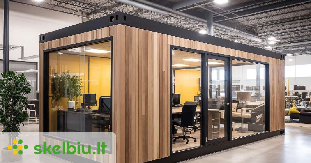 Komerciniai moduliniai biurai, ofisai, konteineria - Skelbiu.lt