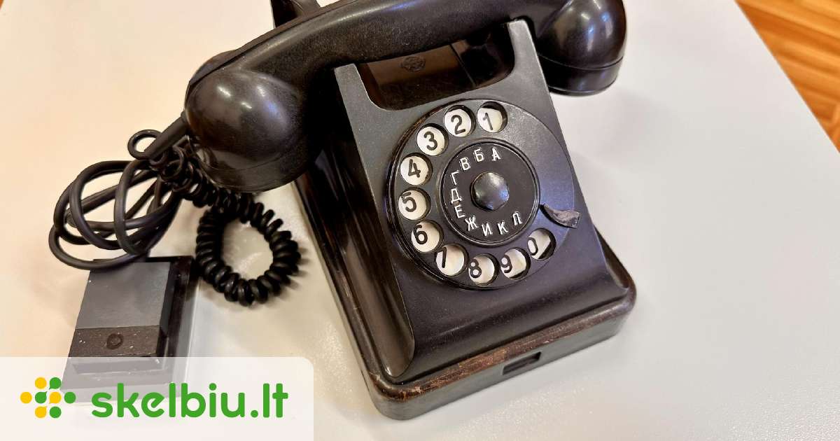 Telefono aparatas 1960 m. - Skelbiu.lt