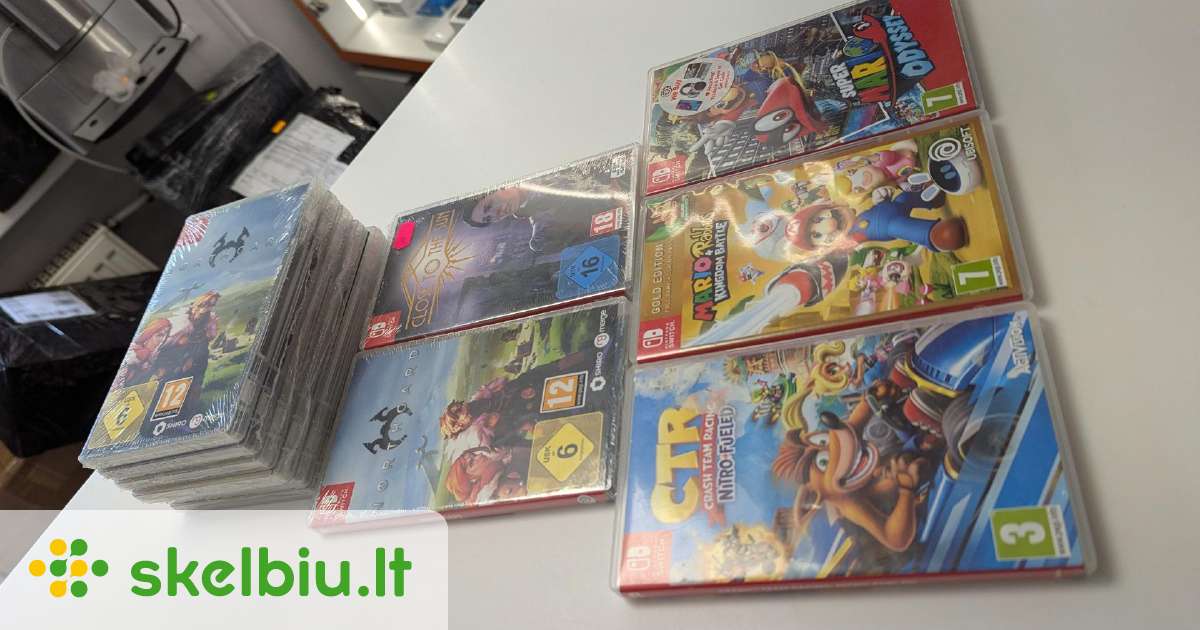 Pigus Nintendo Switch žaidimai nuo 15eur - Skelbiu.lt