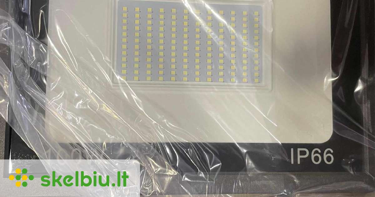 LED Lauko Prožektorius 300w ip66 naujas ir 100w - Skelbiu.lt
