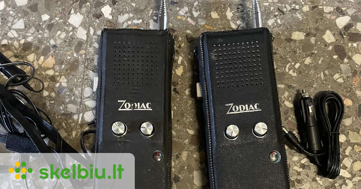 Dvi radijo stotys Zodiac - Skelbiu.lt