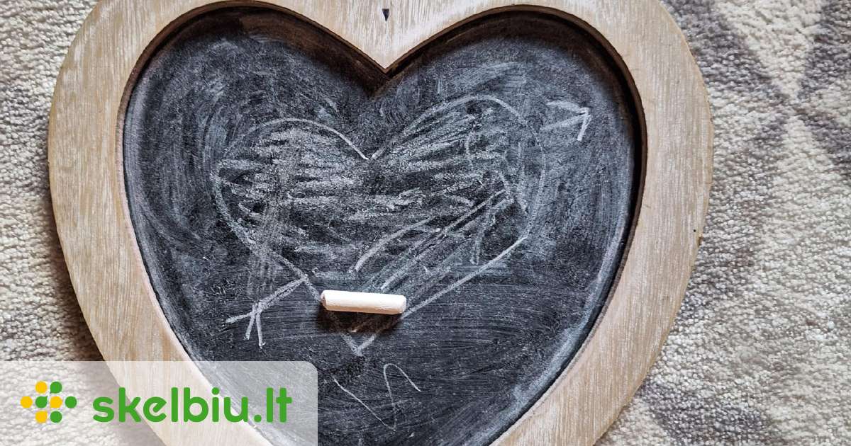 Dekoracija širdelė - Skelbiu.lt