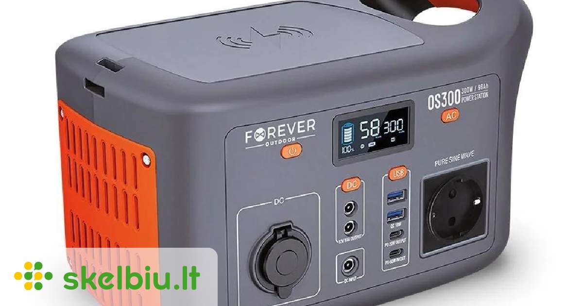 Power Bank Forever Os300 96000 mah naujas - Skelbiu.lt