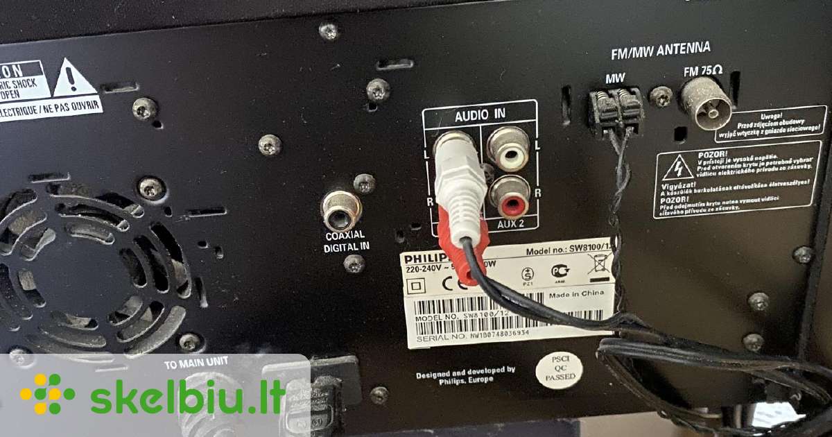 Philips garso kolonele prie TV - Skelbiu.lt