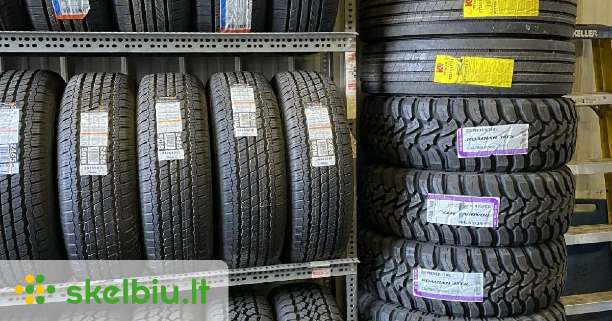 Naujos padangos lengviesiems automobiliams Akcija - Skelbiu.lt