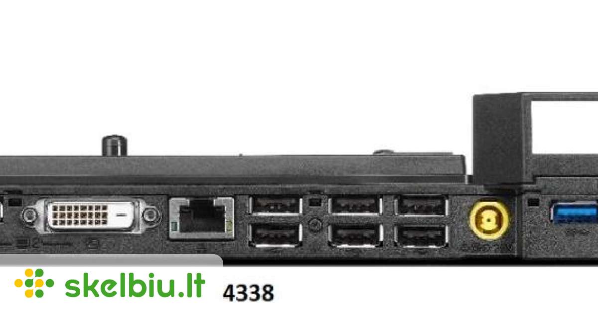 Lenovo Thinkpad 4338 Mini Dock Plus Series 3 Usb 3 - Skelbiu.lt
